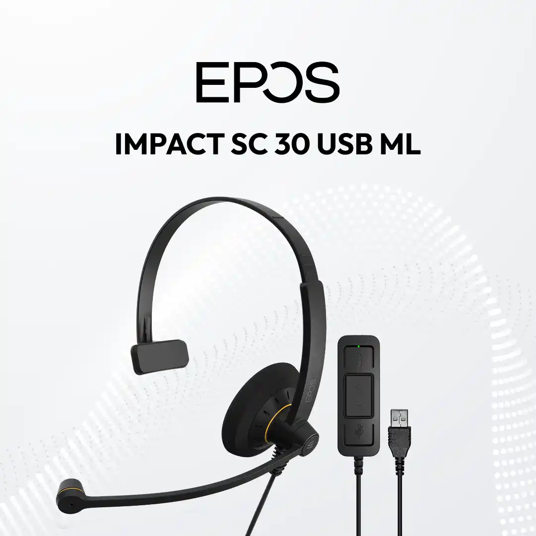 Headset EPOS IMPACT SC 30 USB ML: Solusi Komunikasi Nyaman untuk Call ...